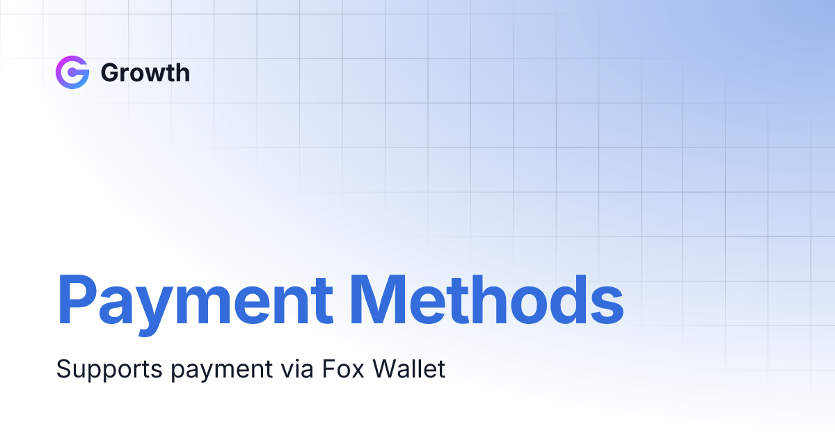 Payment Methods | Growth